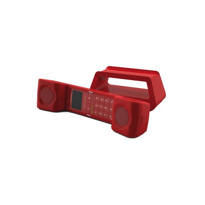 SWISSVOICE Telephone sans fil DECT Swissvoice ePure rouge serie limitee